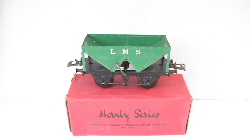 Hornby 0 Gauge Late Issue White Lettered LMS Hopper Wagon Circa 1939/40 ...